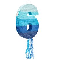 Rainbow Number 7 Pinata for 7th Birthday, Fiesta, Cinco de Mayo (12x16 ...