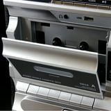 Trexonic 3-Speed Stereo Turntable with CD, Double Cassette Player, FM ...