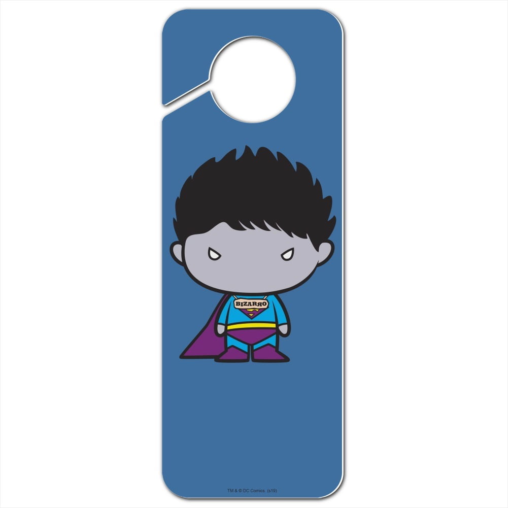 Superman Bizarro Cute Chibi Character Plastic Door Knob Hanger Sign ...