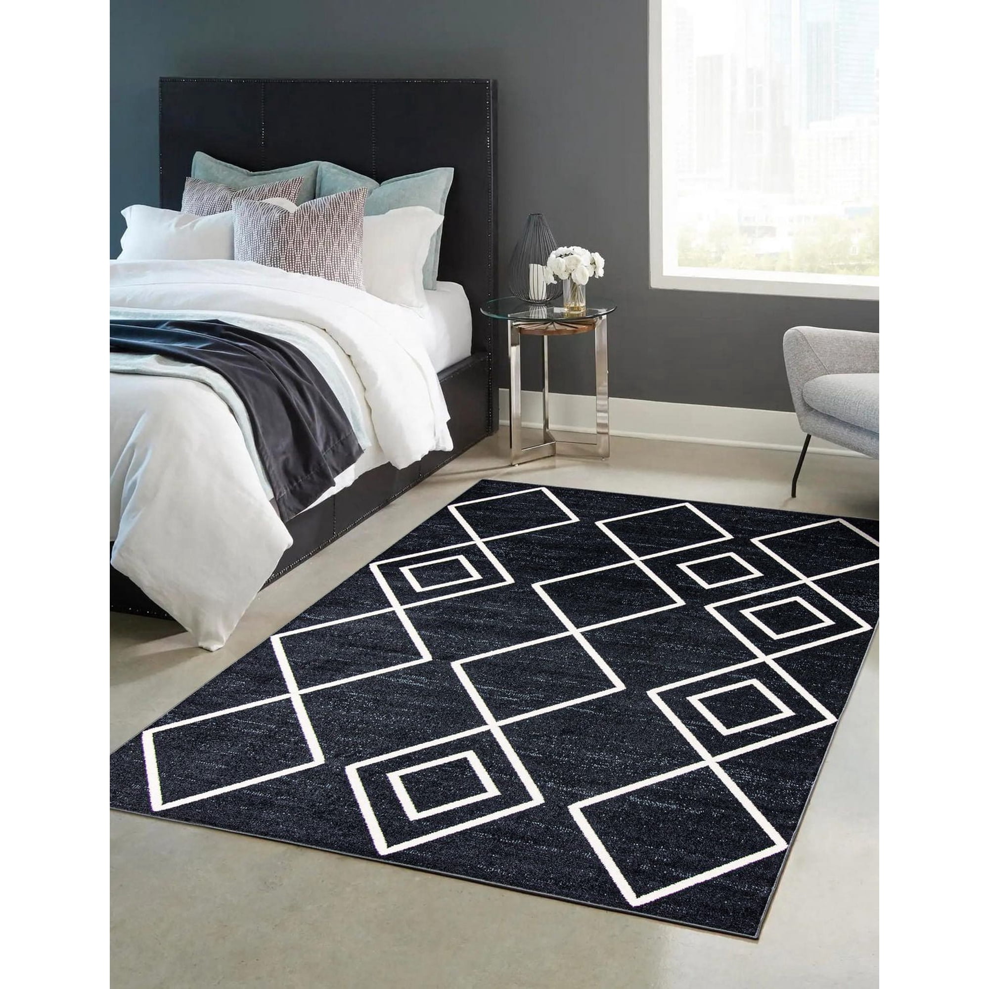 Click here for Ecarpet Washable Geometric Area Rug & Runner For L... prices