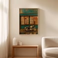 Affixzi Vintage Motorcycle Print | Japanese Street Shop Night Scene ...