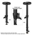 Small Projector Holder Hanger 360°Swivel And 180°Tilt Ceiling/Wall ...