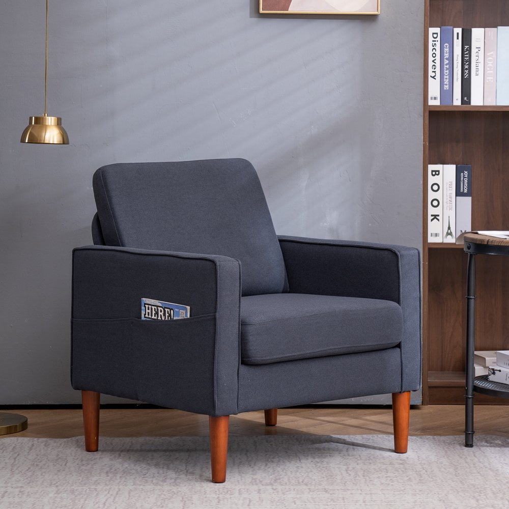 IVV Modern Fabric Single Sofa Chair for Livingroom Bedroom Home and ...