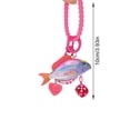 Exquisite Fish Keychain with Detailed 3D Carving Finish and Adjustable ...