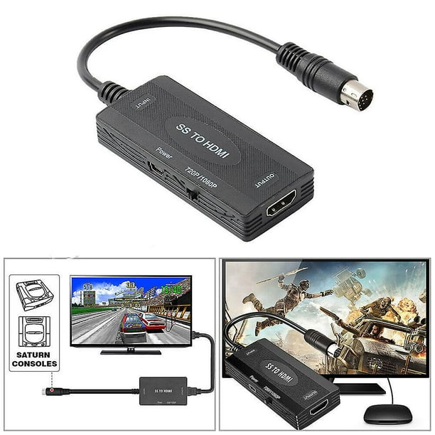 Ss To Hdmi Converter Hd Display Tv Adapter Tool For Sega Saturn Game ...