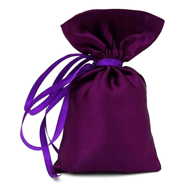 Darling Souvenir 50 Satin Drawstring Gift Pouch Small Wedding Party ...