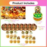 Bowser King Koopa Party Decor Decorations Plates Movie Background Cake ...