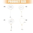 Adjustable Snake Necklace Featuring Metallic Luster Irregular Shape ...