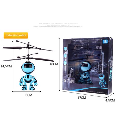 Robot Toy Gift RC And kid Hand Control robot induction Flight ...