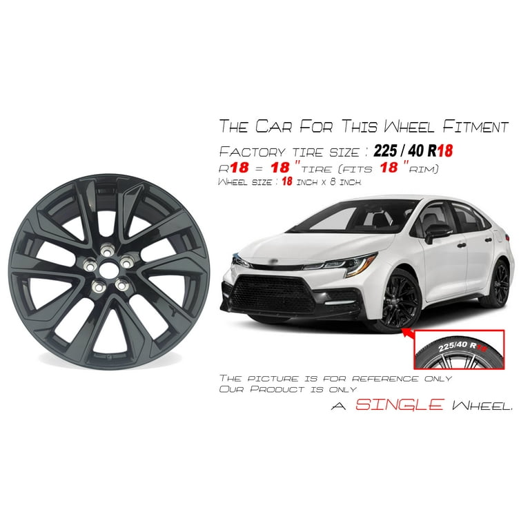 2022 Corolla Black Rims