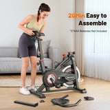ANCHEER Exercise Bike, Indoor Cycling Bike, Stationary Bike for Home ...