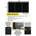WallPeg Peg Board for Air Blaster Gun Storage Organizer Pegboards - 3 ...