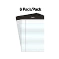 "Staples Legal Note Pads, 5"" x 8"", Narrow Ruled, Top Bound, 100 ...