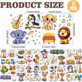 12 Sheets 12 Style PVC Stickers Heat Transfer Film for Window ...