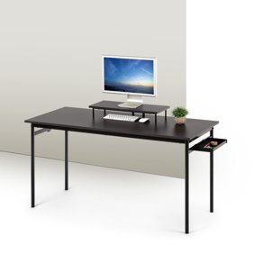Bestar Embassy Executive Desk, Cappuccino Cherry - Walmart.com