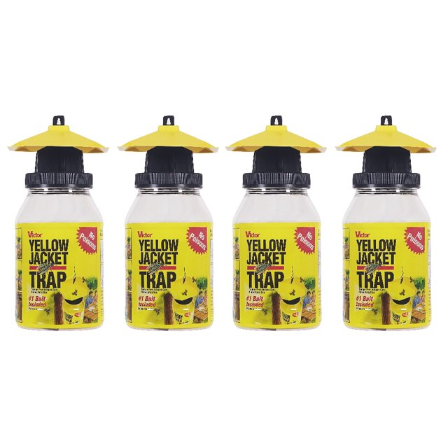 Victor Yellow Jacket Trap Flying Insect Bait, 4 Pack - Walmart.com