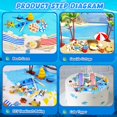 41 Pcs Miniature Summer Beach Accessories Ocean Diorama Supplies Sand ...