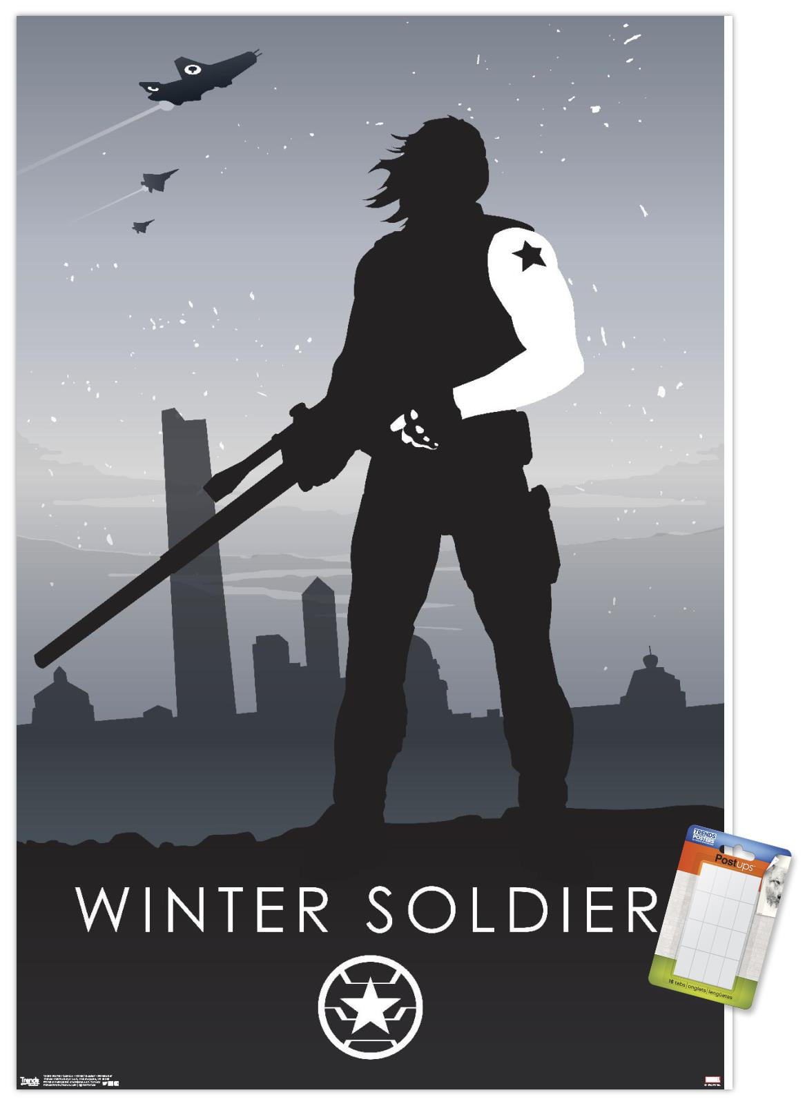 Marvel Comics - Winter Soldier - Minimalist Premium Poster and Poster ...