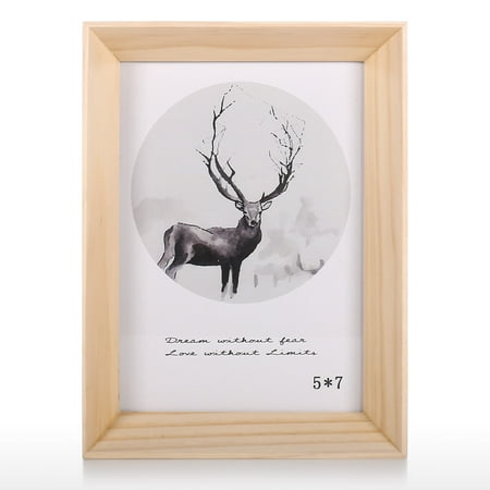 Yellow Photo Framework Rustic Wooden Picture Framework Family Art Photo ...