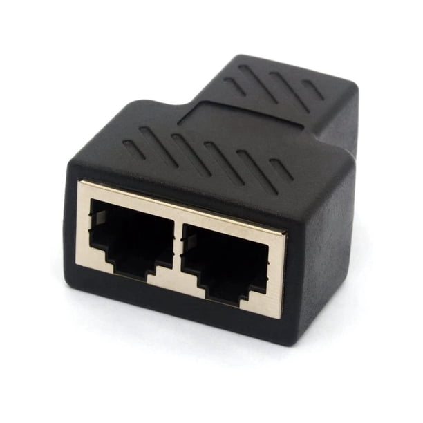 RJ45 Splitter Connector, RJ45 Adapter 1 to 2 Ethernet RJ45 Coupler ...