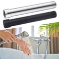 Round Shower Head Extension Rod Stainless Steel Showers Extension Pipe ...