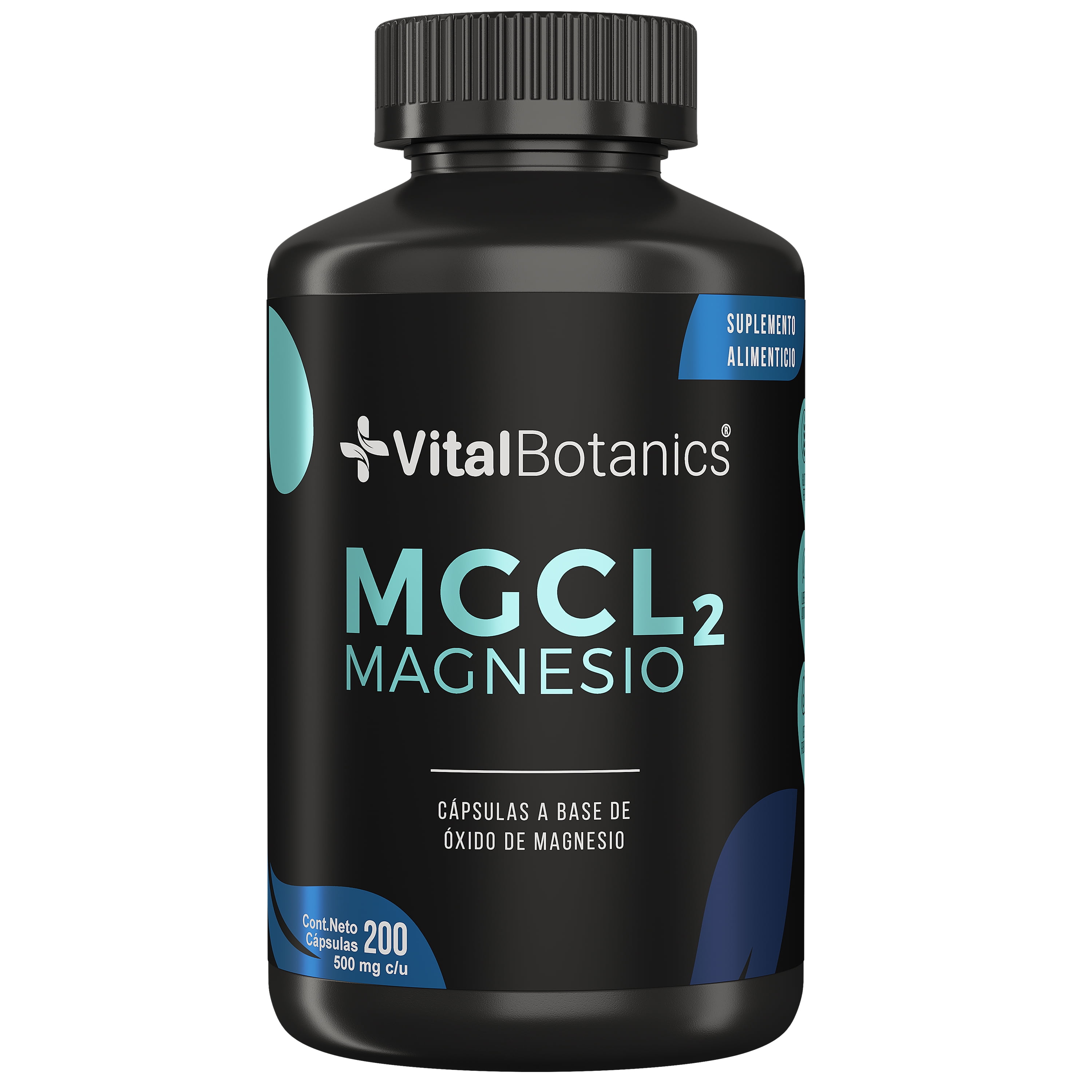 Magnesio Vital Botanics 200 Capsulas 500mg | Walmart en línea