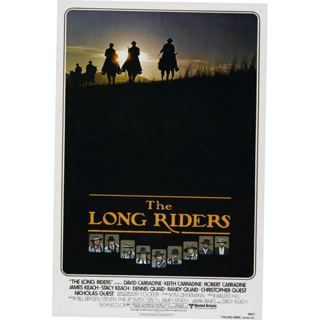 The Long Riders Posters The Long Riders Movie Poster 24"x36" 24x36 ...