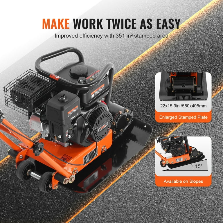 Plate Compactor For Sale GarveeTech 7HP Plate Compactor Rammer, 212CC ...