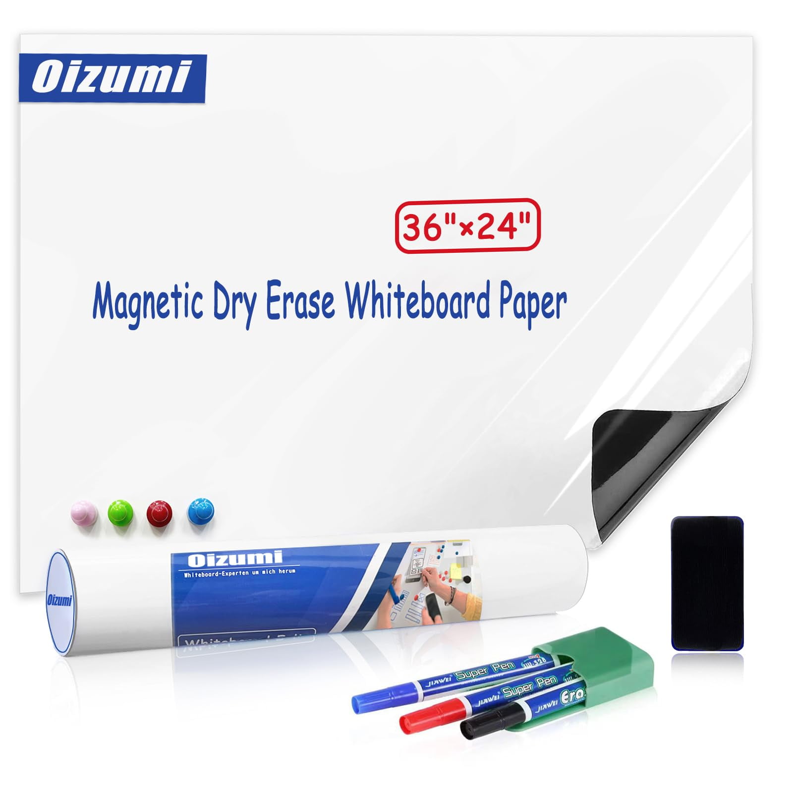 Click here for Oizumi Magnetic Whiteboard Paper  36ã24 Self Adhe... prices
