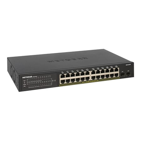 NETGEAR Smart GS324TP - Switch - smart - 24 x 10/100/1000 (PoE+) + 2 x ...