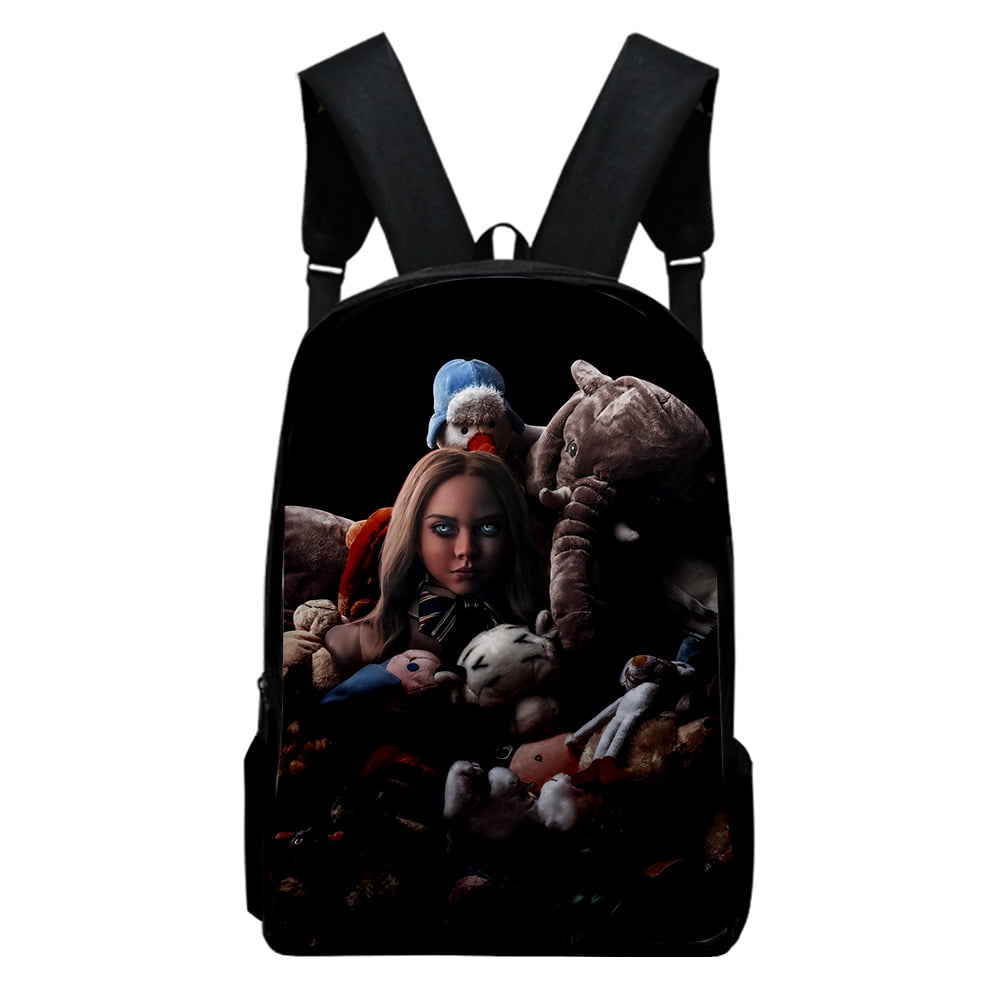 M3GAN Horror Film Bag Double Shoulder Bag Travel Bag Unisex Zipper ...