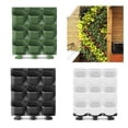 7829 Wall Mounted Planter for Home Plastic Pot Balcony Plant Vegetable ...