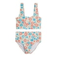Real Essentials 3 Pack: Girl's 2-Piece Beach Sport Bikini Swimsuit ...