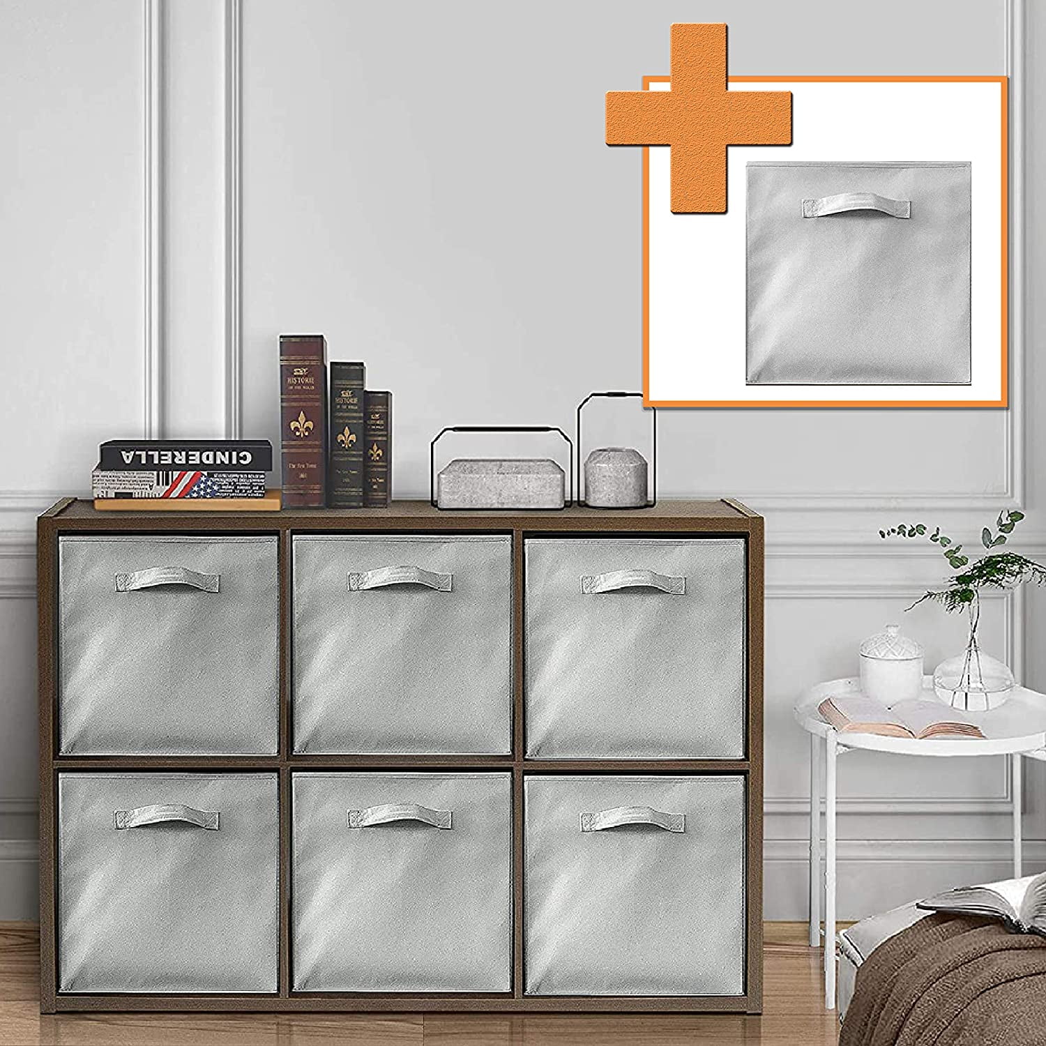 CAPHAUS 2-Cube/4-Cube/6-Cube Extra Thick Exterior Edge, Sturdy Room ...