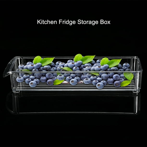 Fridge Box, Plastic Kitchen Slide Cold Storage Rack Large Capacity For ...