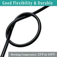 1/2" id - 25ft Black Vinyl Tubing Flexible PVC Tube Hybrid Hose ...