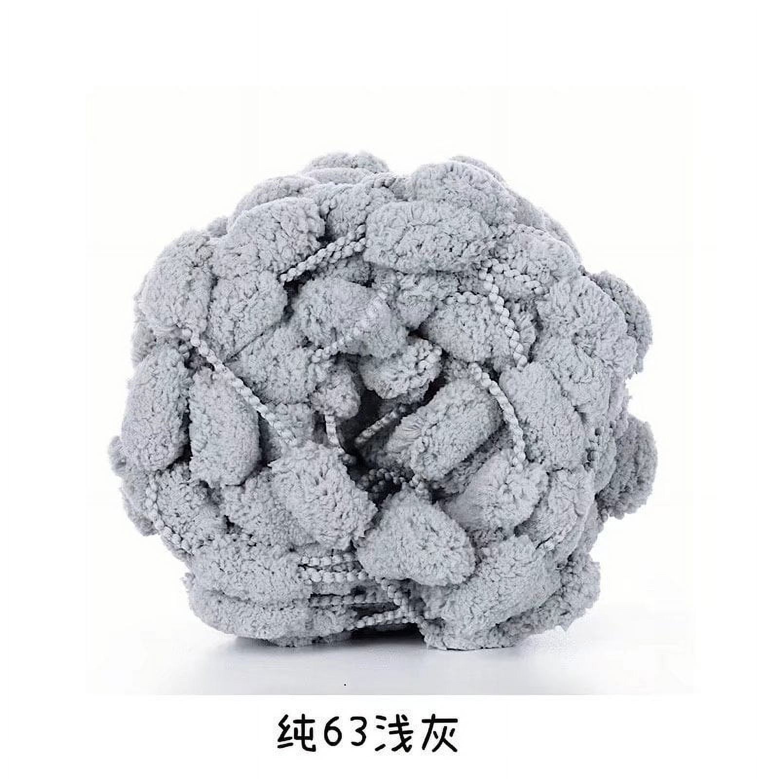 Zhuge Hilo de bucle de lujo acrílico de lana de felpa suave para tejer ...