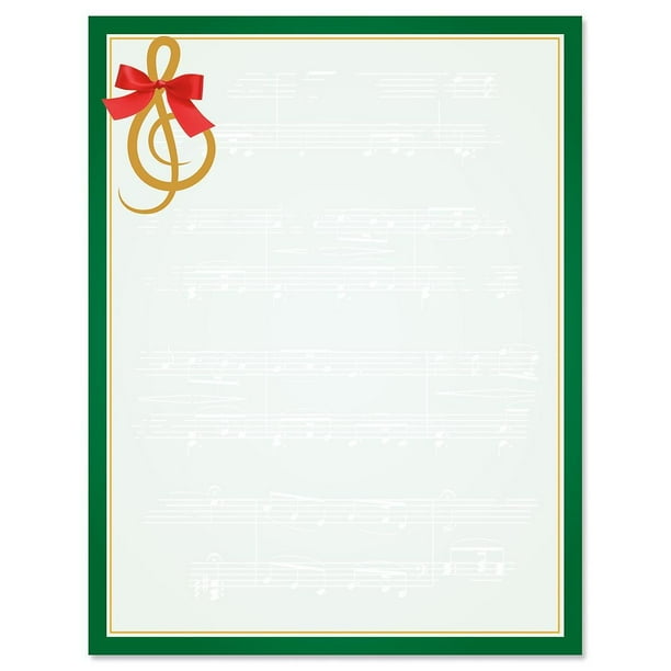 Current Merry Melody Christmas Letter Papers - Set of 25 Stationery ...