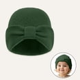 AJGRHE Winter Kids Knitted Soft Warm Yarn Hat With Bow For Girls Boys ...