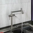 Kitchen Sink Faucet for Bar Farmhouse Commercial, Solid Brass Crane for ...