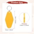 Blank Hotel Keychain Tags [60PCS] - Plastic Rhombus Blank Motel ...