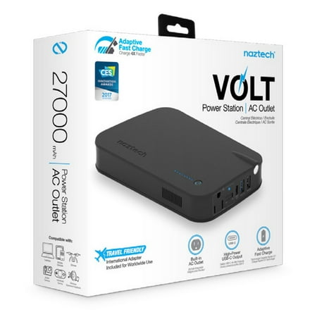 Naztech 27000 mAh Black Volt Portable Power Bank - Walmart.ca