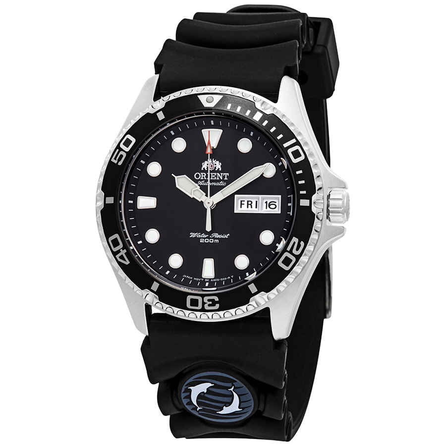 Orient Ray II Automatic Black Dial Men's Watch FAA02007B9 - Walmart.com