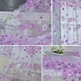 Floral Print Curtains 78 Inch Length Purple Flower Curtains for Patio ...