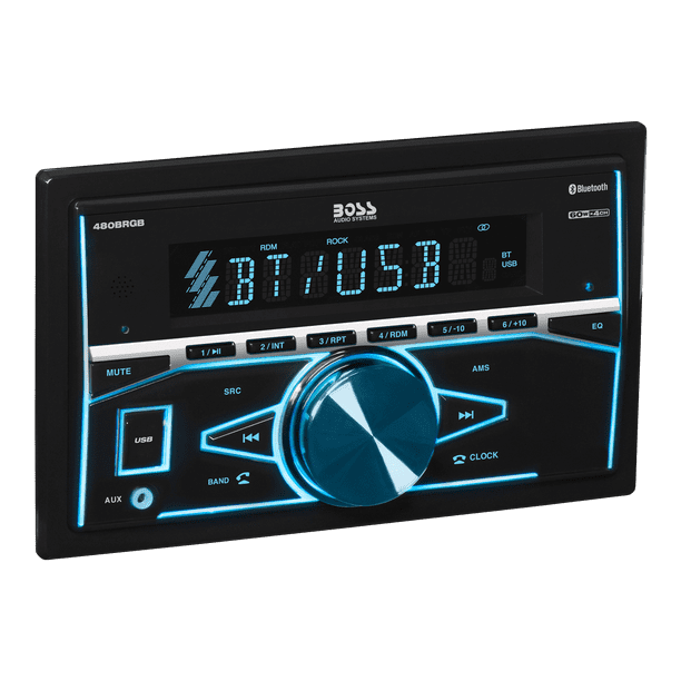 BOSS Audio Systems Elite 480BRGB Car Stereo, Bluetooth, USB, Multi ...