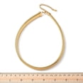 12MM 304 Stainless Steel Flat Snake Chain Necklaces for Women Ion ...