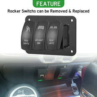 McGill Boat Rocker Switch | Momentary On / Off Horn - Walmart.com