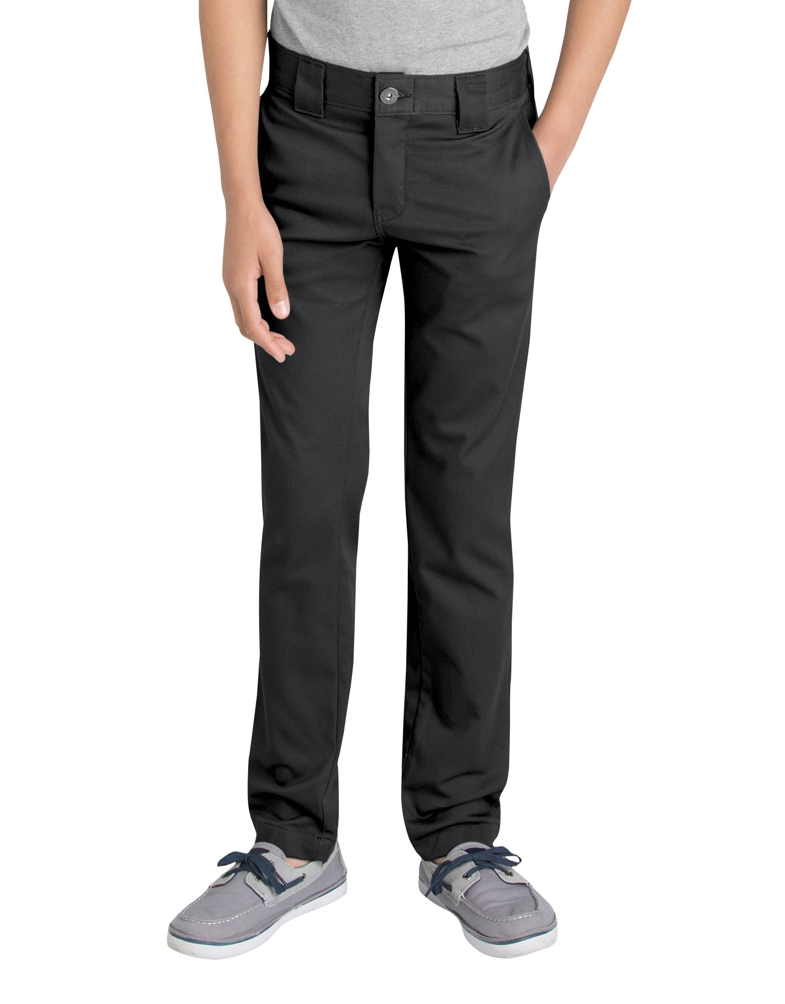 Dickies Boys School Uniforms Skinny Fit Flex Pant (Little Boys & Big ...