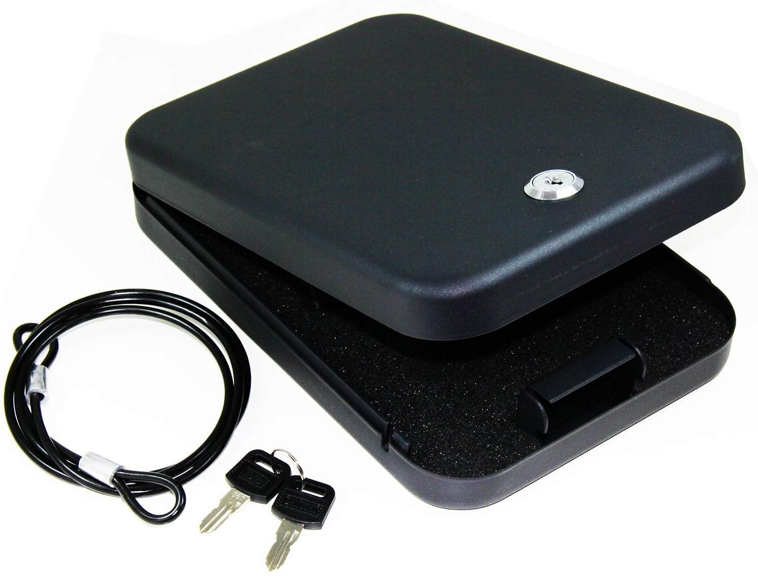 AmeriGun Club Full Size Handgun Safe Vault Security Pistol Case Key ...