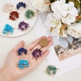 12Pcs 6 Styles Mixed Chip Tree of Life Connector Charms Flat Round ...